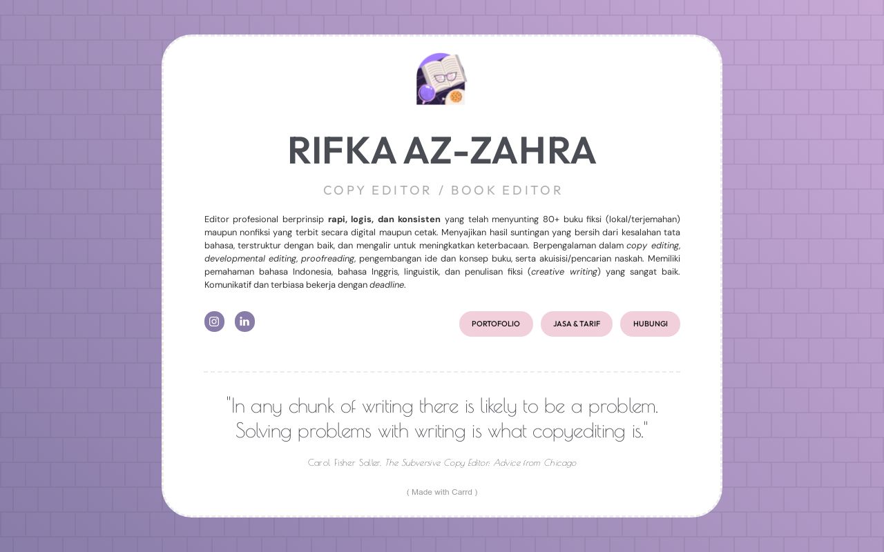 RIFKA AZ-ZAHRA